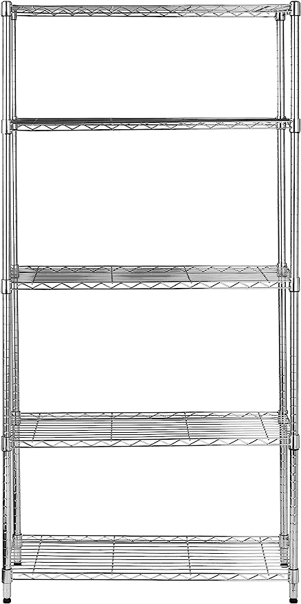 5-Tier Steel Wire Shelving Unit