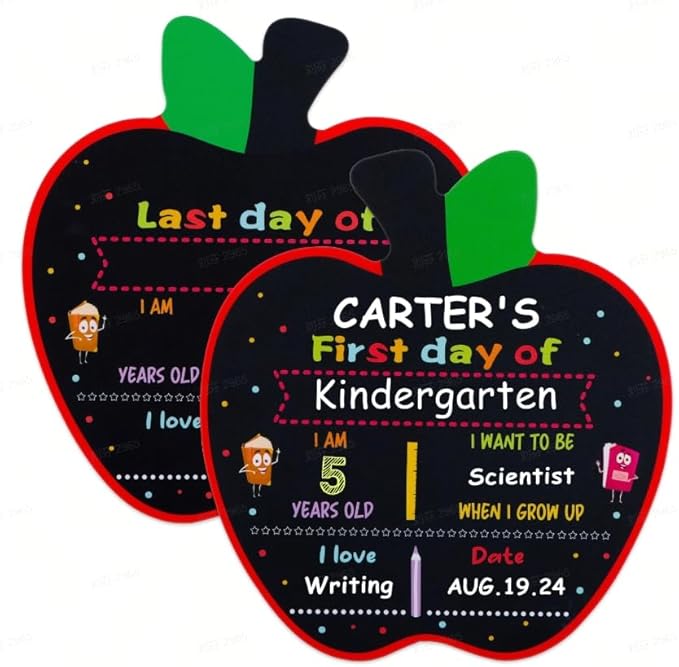 WhatSign First Day and Last Day of School Chalkboard Signs